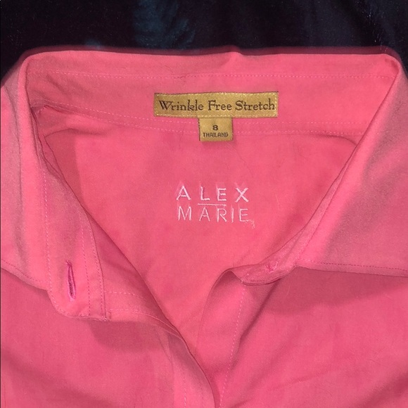 Alex Marie | Tops | Alex Marie Wrinkle Free Stretch Button Up Blouse ...